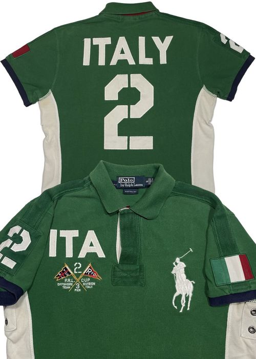 Ralph Lauren Vintage Polo Ralph Lauren Offshore Team ITALY PRL Cup Shirt | Grailed