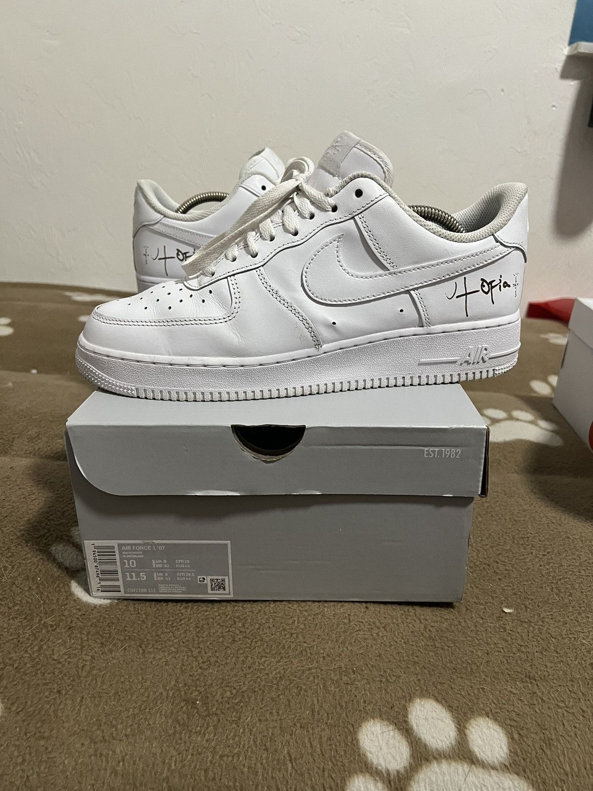 Nike × Travis Scott Travis Scott utopia Air Force 1 | Grailed
