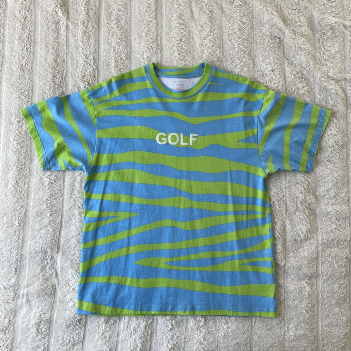 Golf Wang × Tyler The Creator Golf Wang Tiger Stripe Tee | Grailed