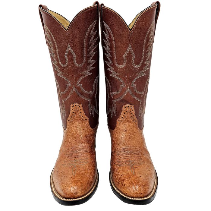 Rios of Mercedes Vintage Rios of Mercedes Exotic Smooth Ostrich Cowboy ...