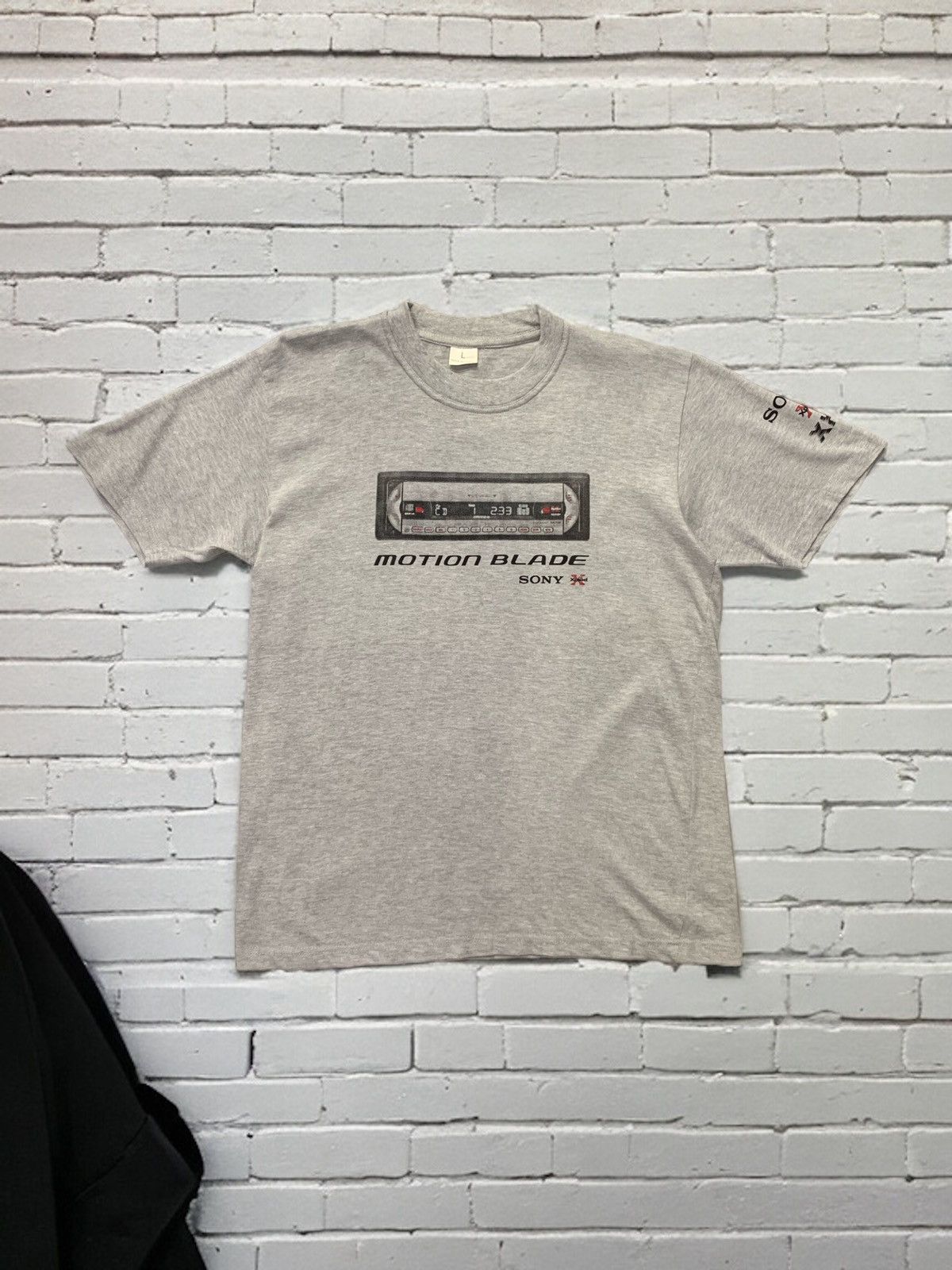 Sony × Vintage Vintage 2000s Sony Motion Blade Cdx Car Player Promo tee ...