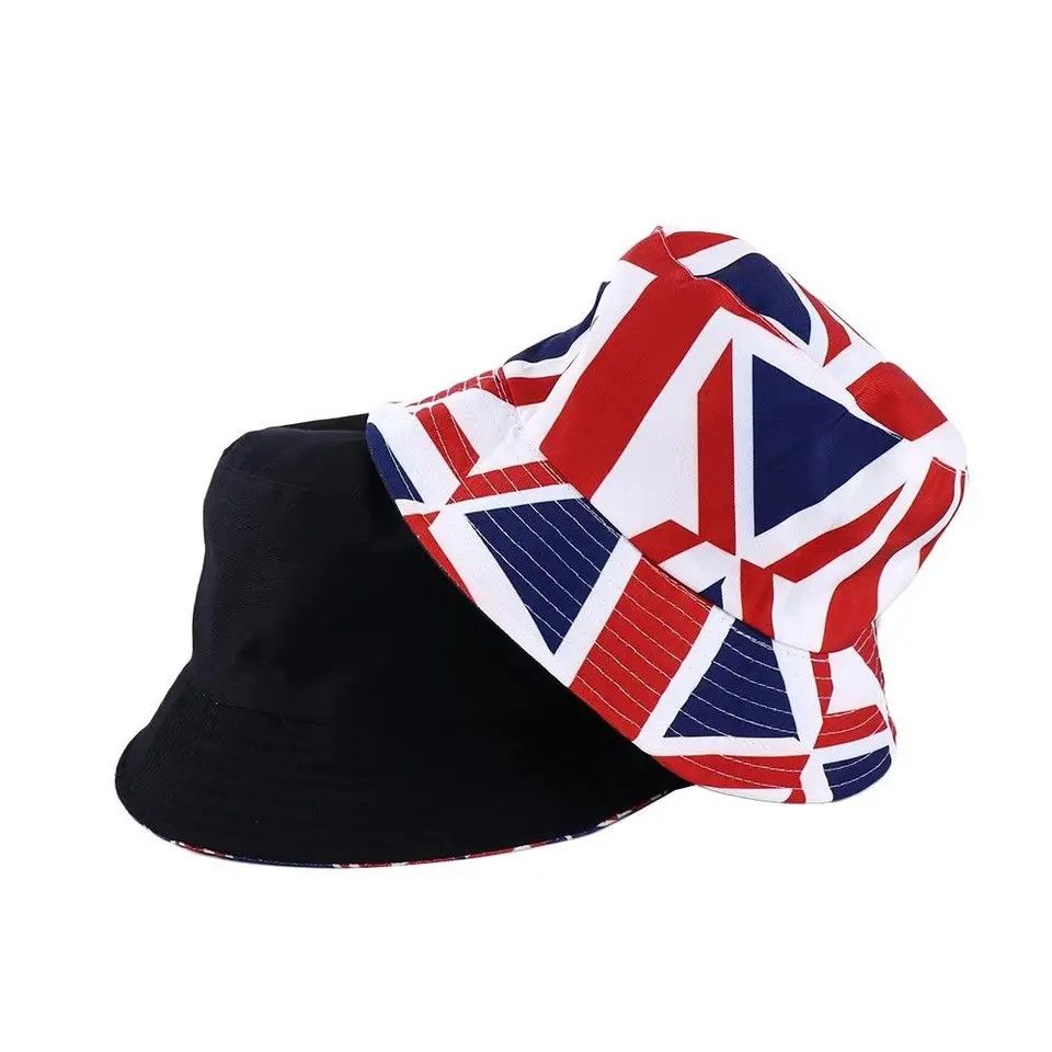 Hat Flag double ble-slide Bucket Hats | Grailed