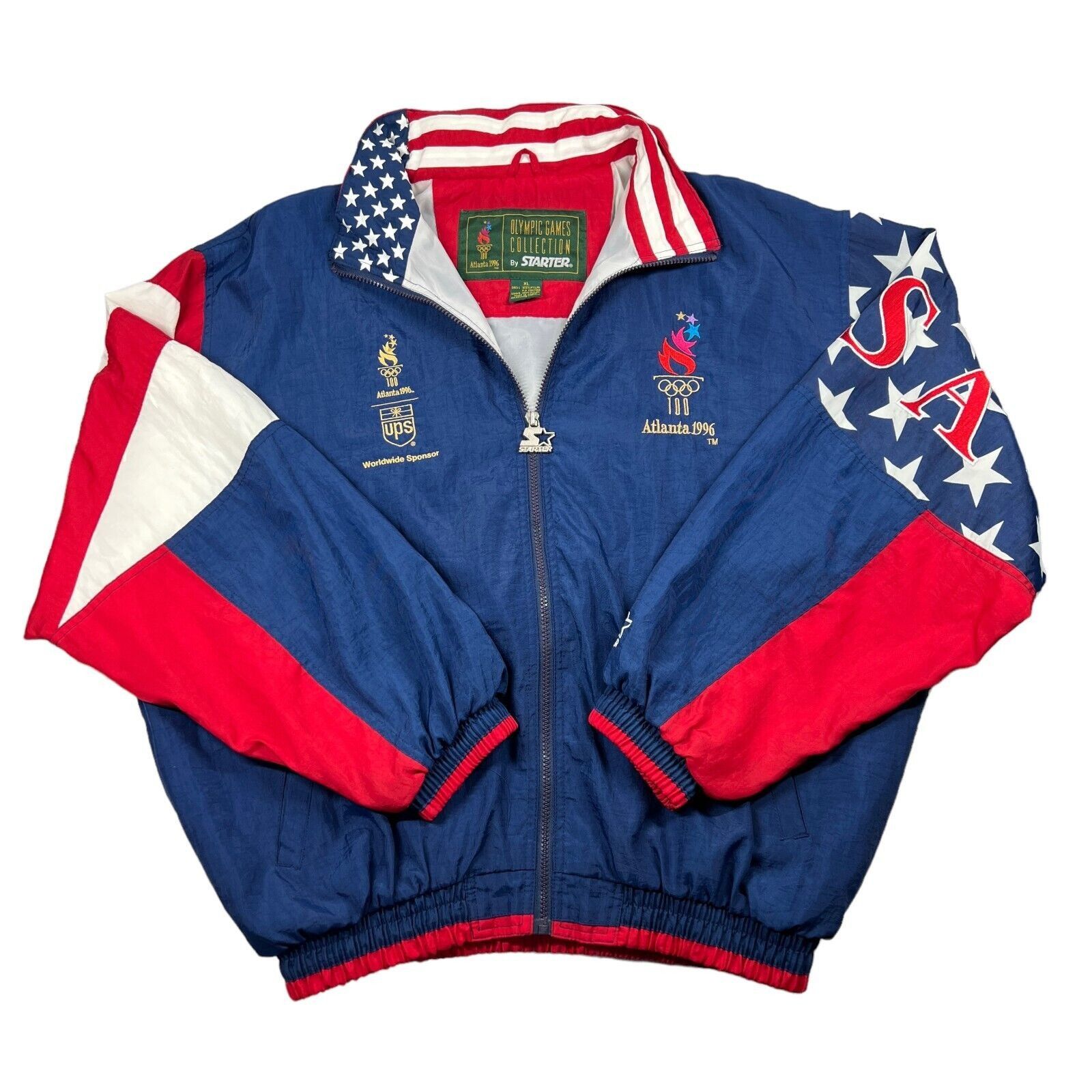 Starter Vintage 1996 Starter Atlanta Olympics Team USA Windbreaker ...