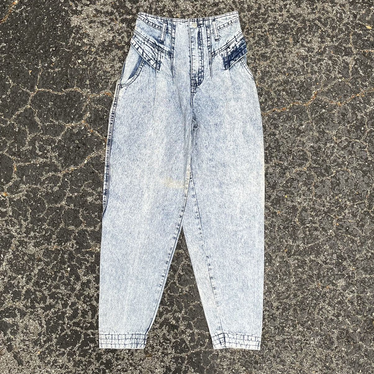 Jordache × Vintage Vintage 80s Jordache JeanJer Acid Wash Jeans | Grailed