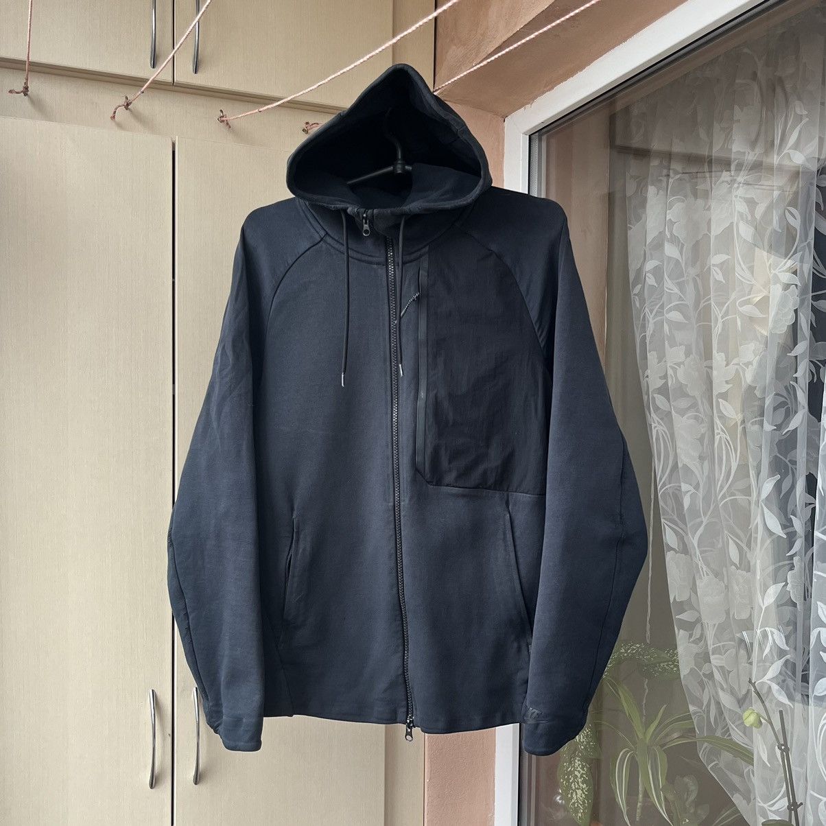 Nike × Streetwear Graphite Nike Tech Fleece zip Hoodie | Grailed