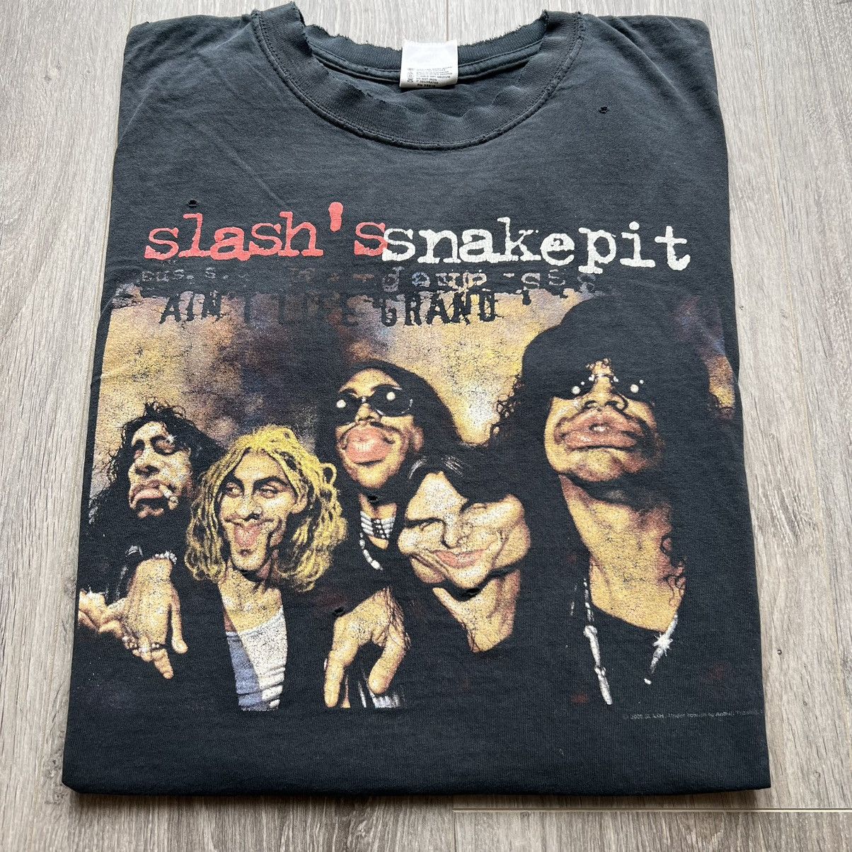 Band Tees × Vintage Vintage Slash’s snake pit Band T shirt | Grailed