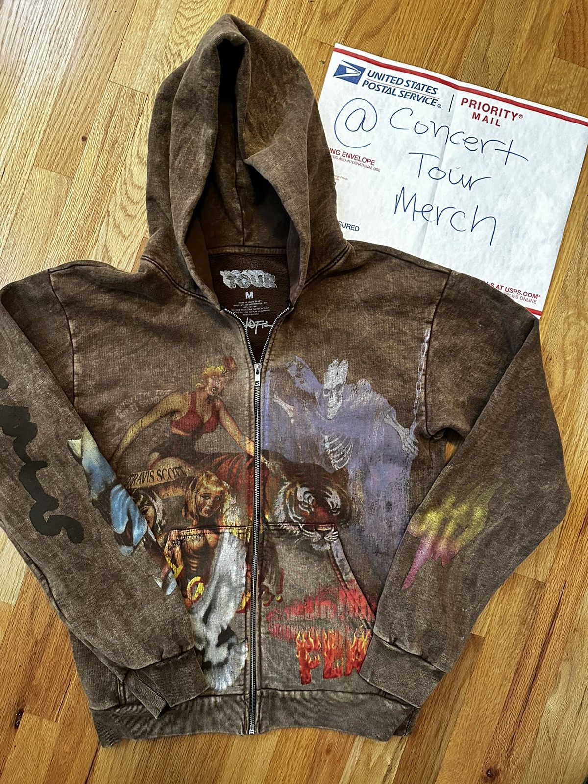 Travis Scott Travis Scott Circus Maximus Tour Zip Up Hoodie | Grailed