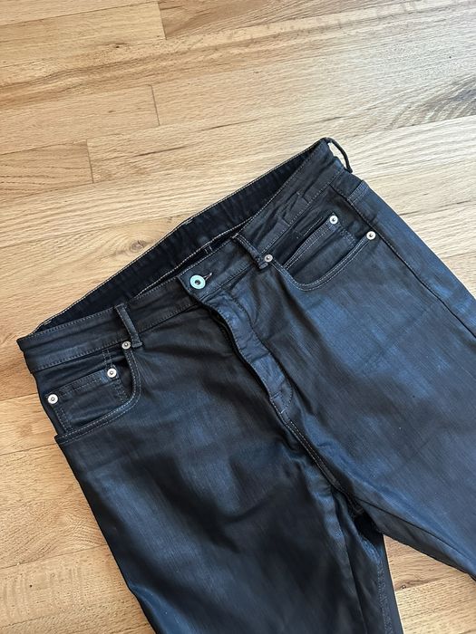 Rick Owens FW20 Detroit Cut - Black Wax Jeans | Grailed