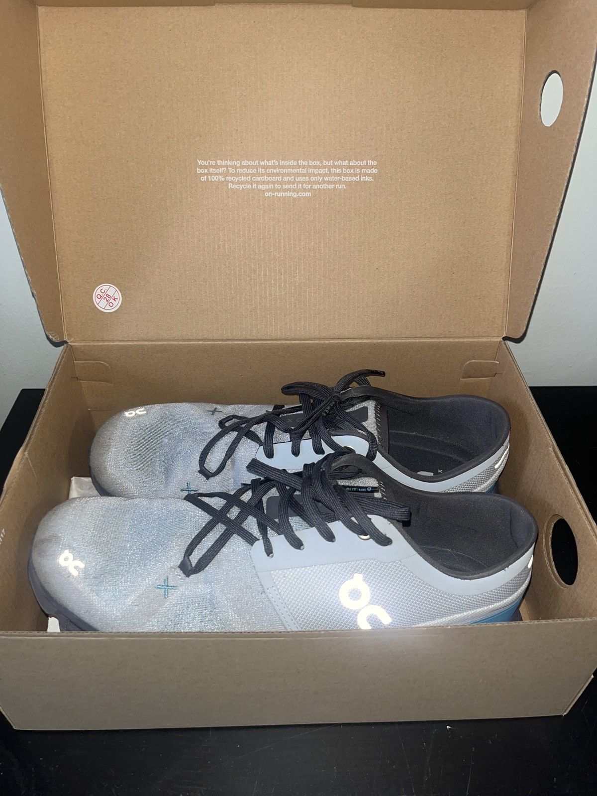 On Cloud X3 glacier/iron | Grailed