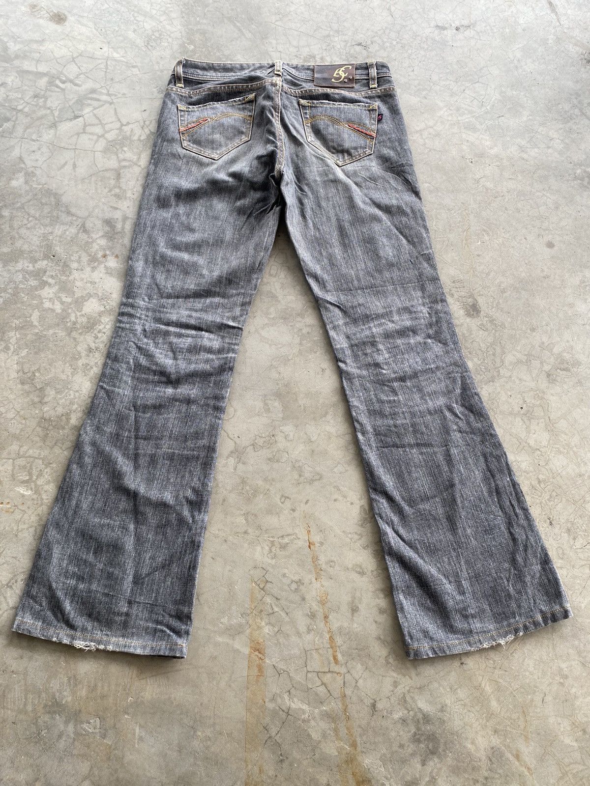 Hysteric Glamour Flare Jeans G-Code Snake Flared Baggy | Grailed