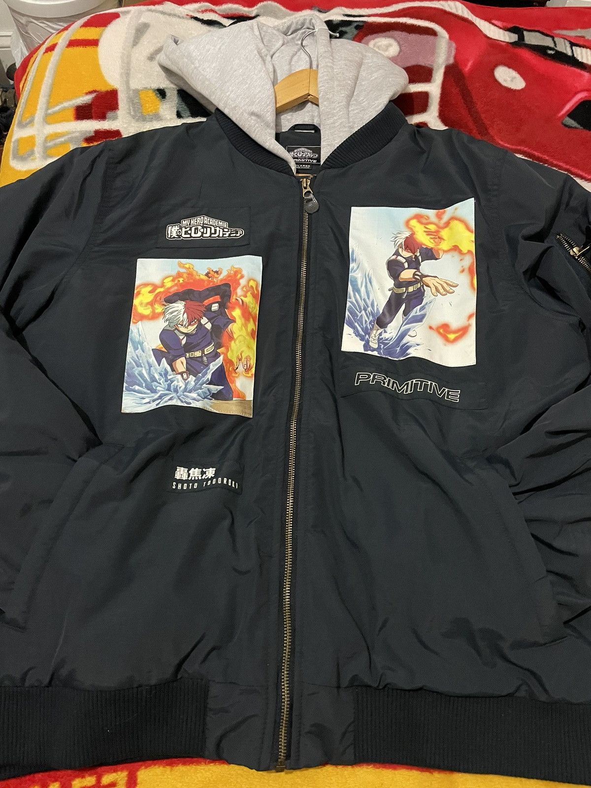Primitive Primitive X My Hero Academia “Shoto Todoroki” Jacket | Grailed