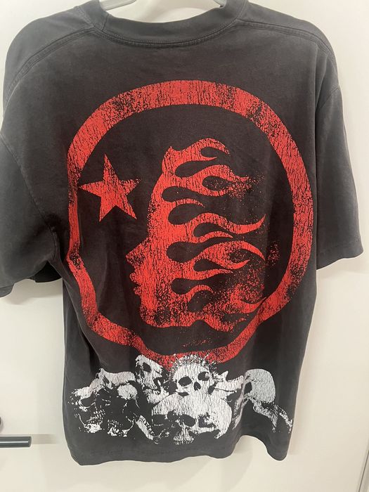 HELLSTAR HELLSTAR Crowned skull Rhinestone Tee | Grailed