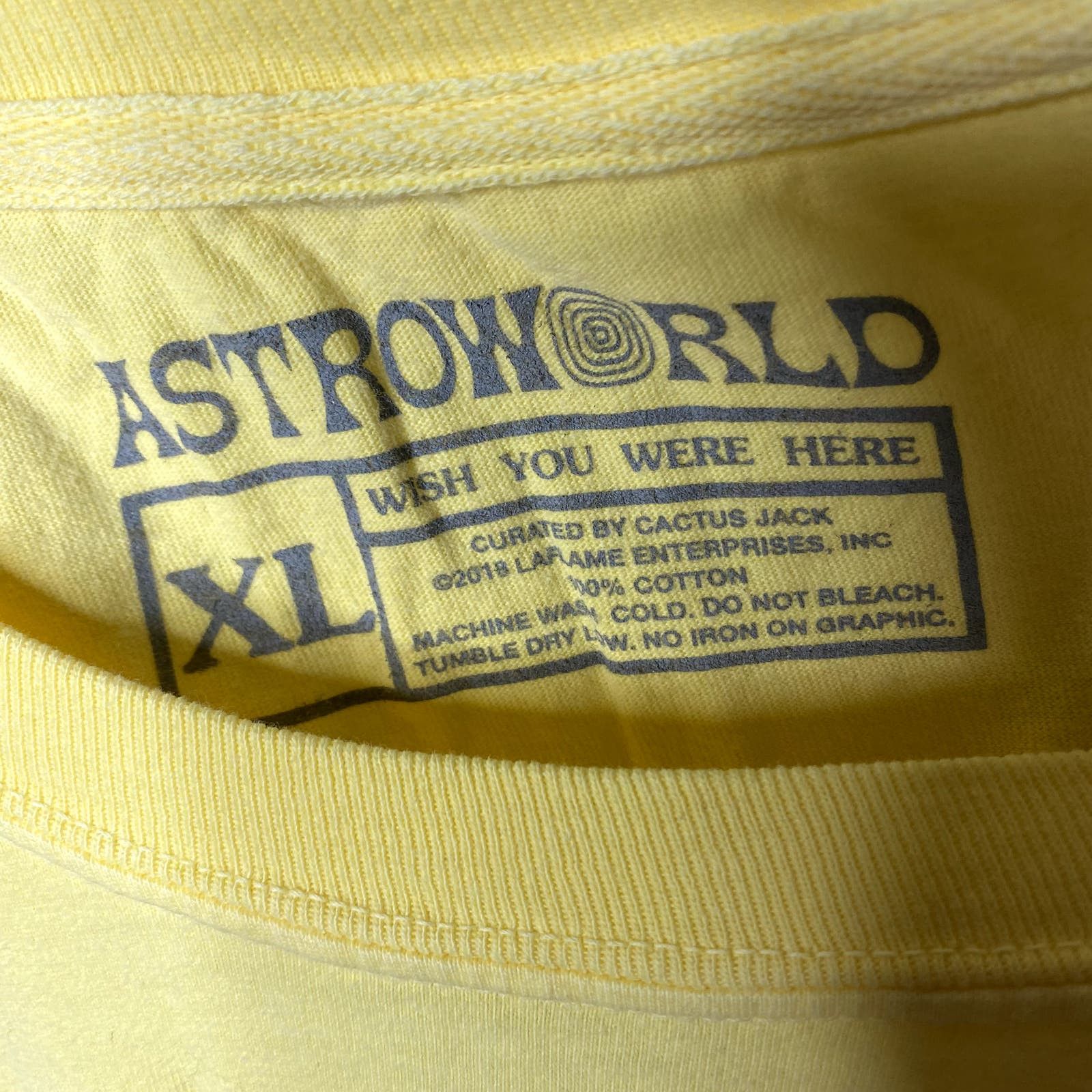 Travis Scott Cactus Jack Look Mom I Can Fly Astroworld Tour Merch | Grailed