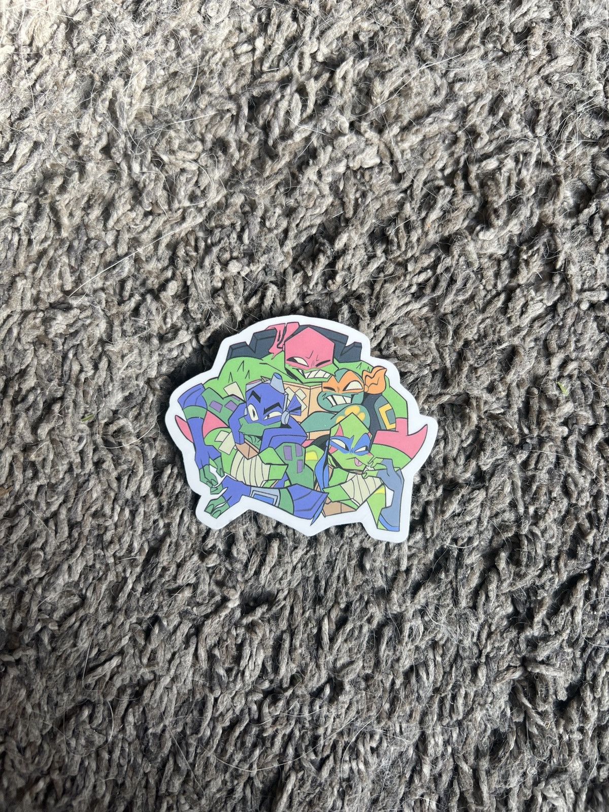 Hypebeast × Vintage Teenage Mutant Ninja Turtles Group Hug Sticker ...