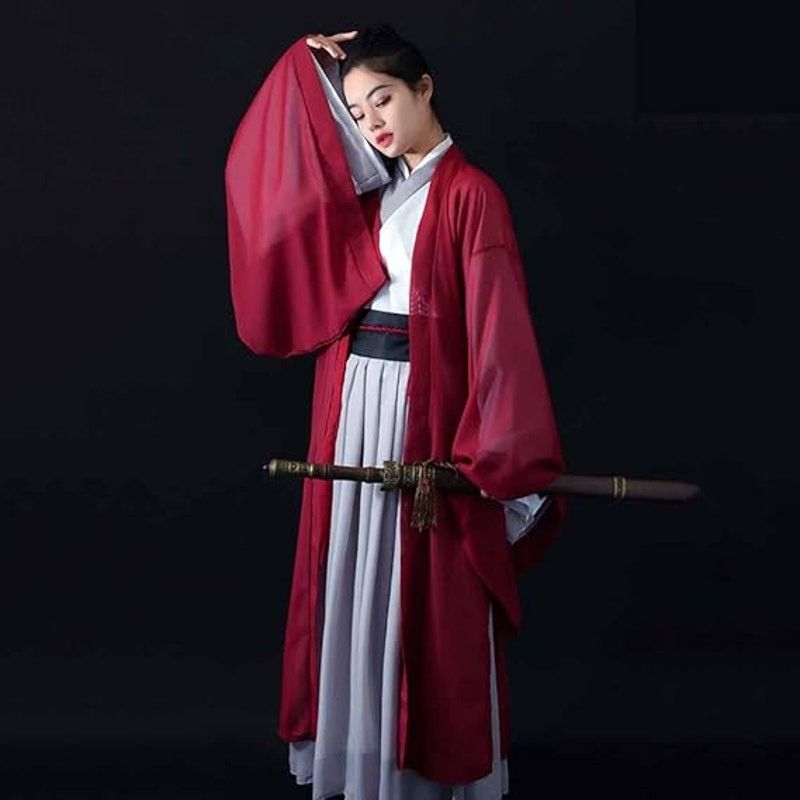 Other Chinese Ancient Swordman Kungfu Suit Traditional Hanfu Cloth ...