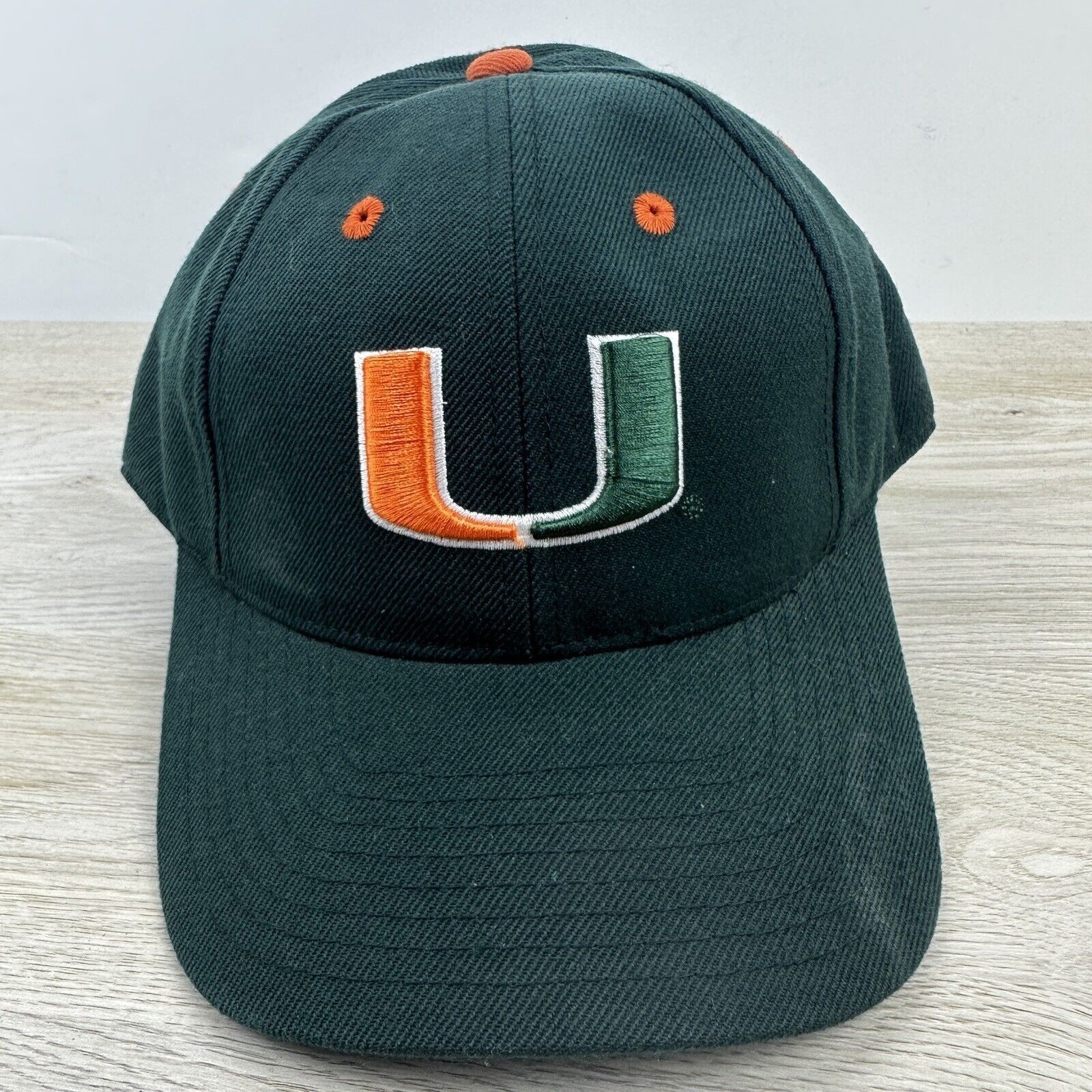 Top Of The World Miami Hurricanes 7 Hat Green Hat NCAA Canes The U ...