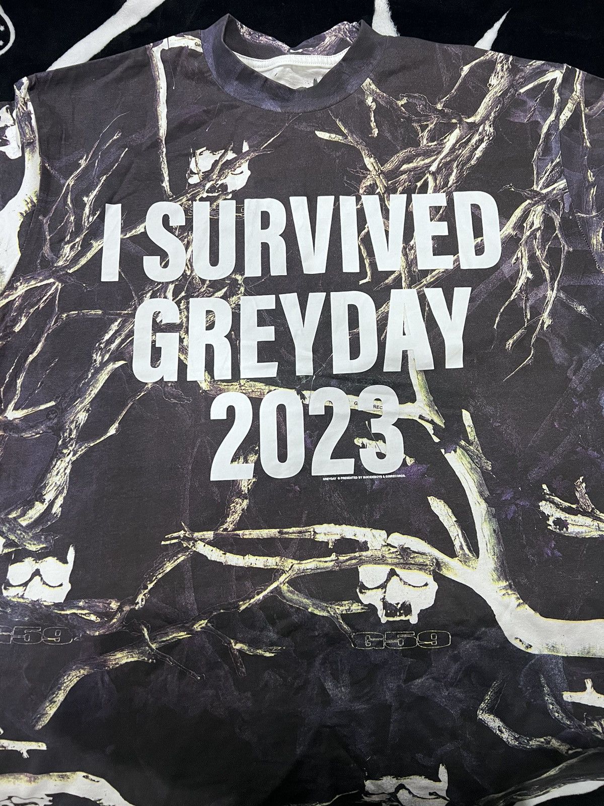 G59 Records I SURVIVED GREYDAY 2023 CAMO | Grailed