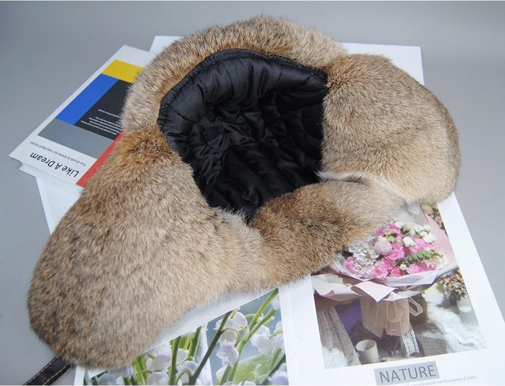 Hat × Streetwear Unisex Genuine Sheepskin Real Rabbit Fur Hats | Grailed