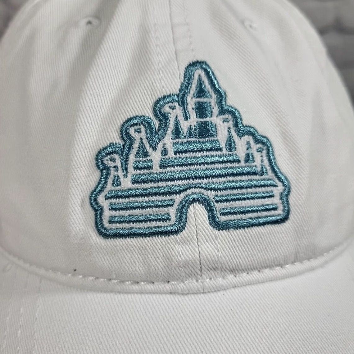 Vintage Cinderella's Enchanted Magical Kingdom White Baseball Cap with ...