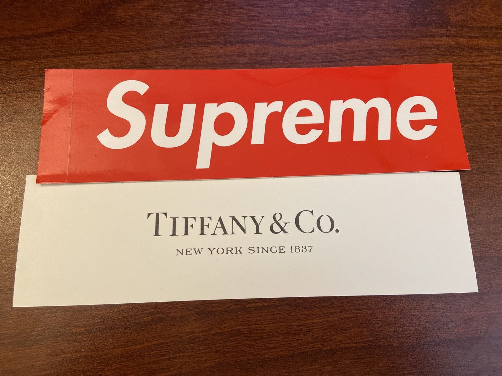 Stickers × Supreme × Tiffany & Co. Supreme Tiffany & Co Sticker FW21 ...