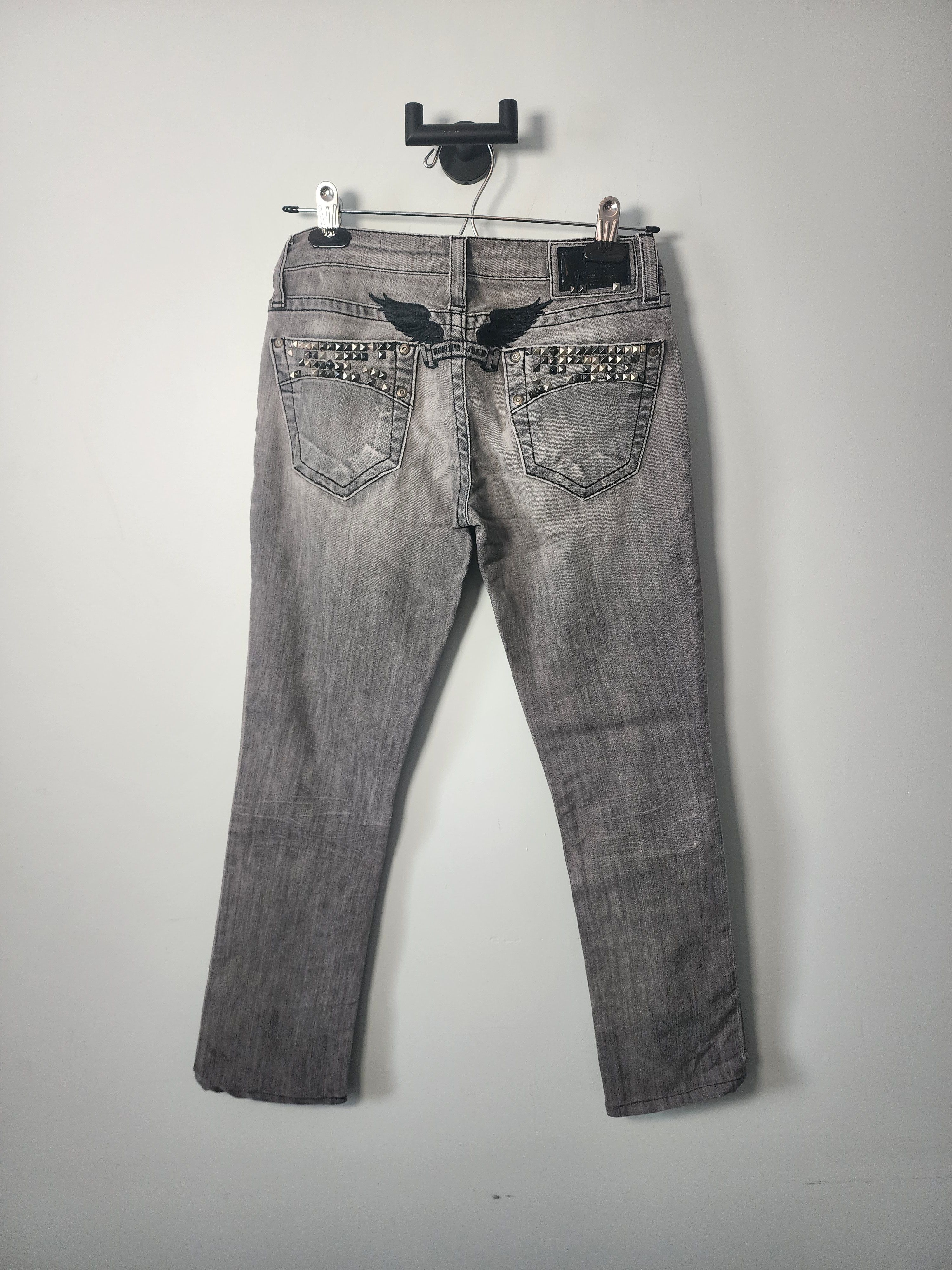 Designer × Robins Jeans Robin's Jeans Y2K Grey Classic Jewel Jeans ...