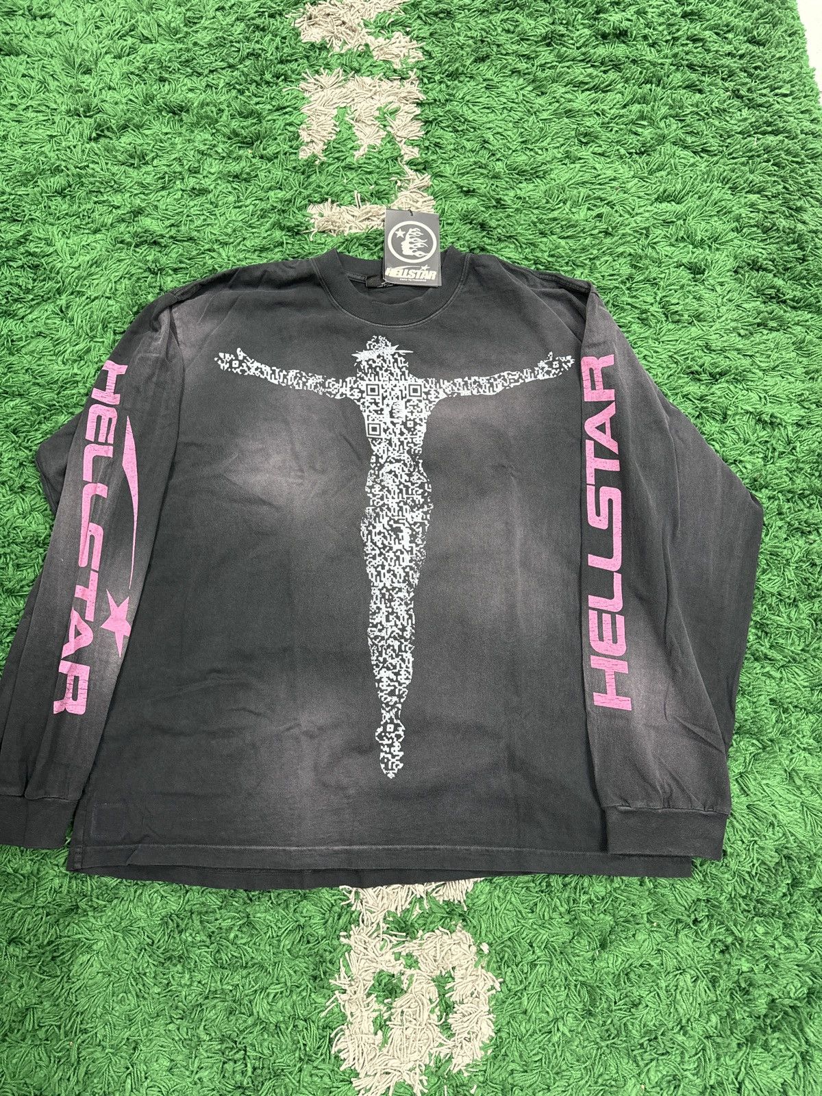 HELLSTAR HellStar jesus QR code tee L/S | Grailed