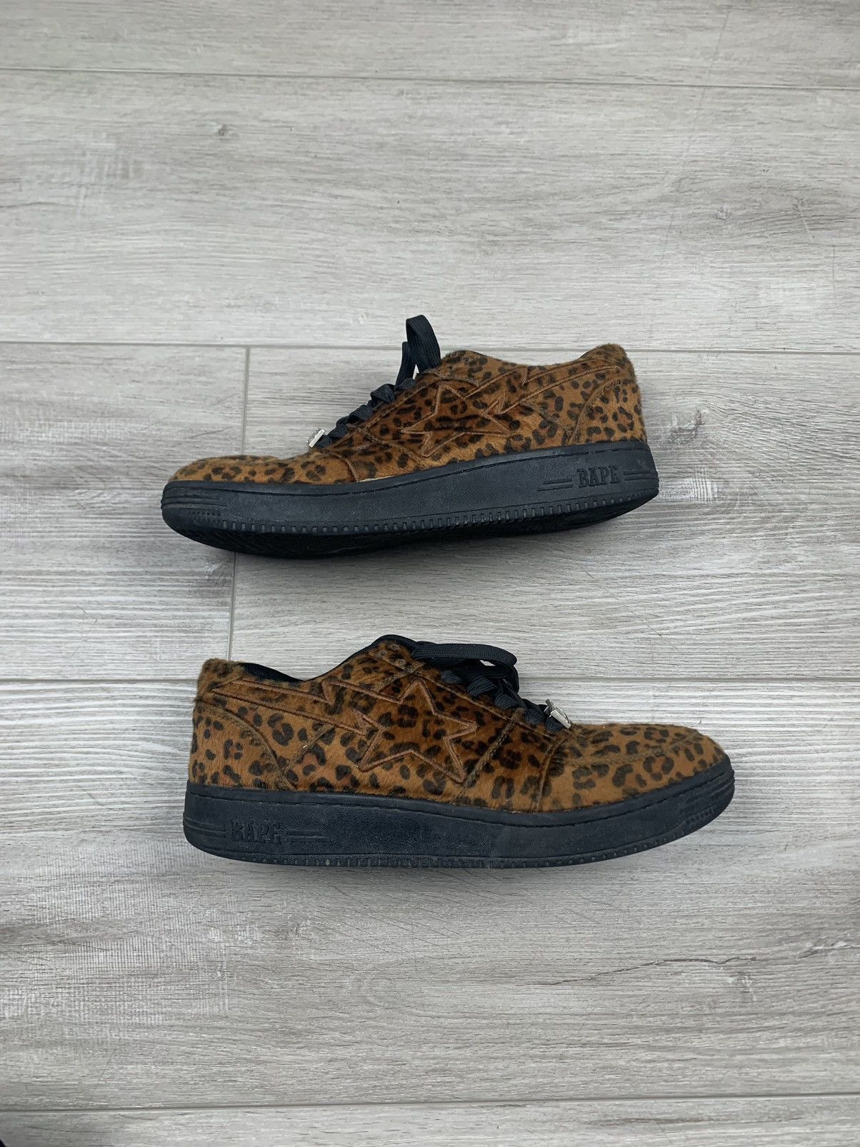 Bape Leopard Bape Sta Low | Grailed