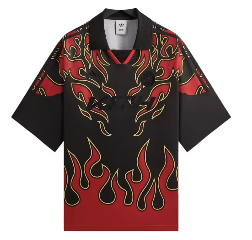 Adidas × Kith Kith x adidas Football Flame Soccer Jersey Size XL | Grailed
