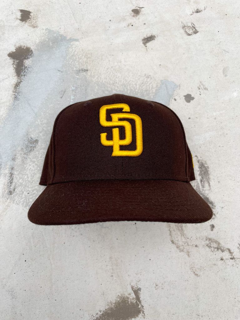 MLB × New Era New Era San Diego Padres Brown/ Gold Fitted Cap | Grailed