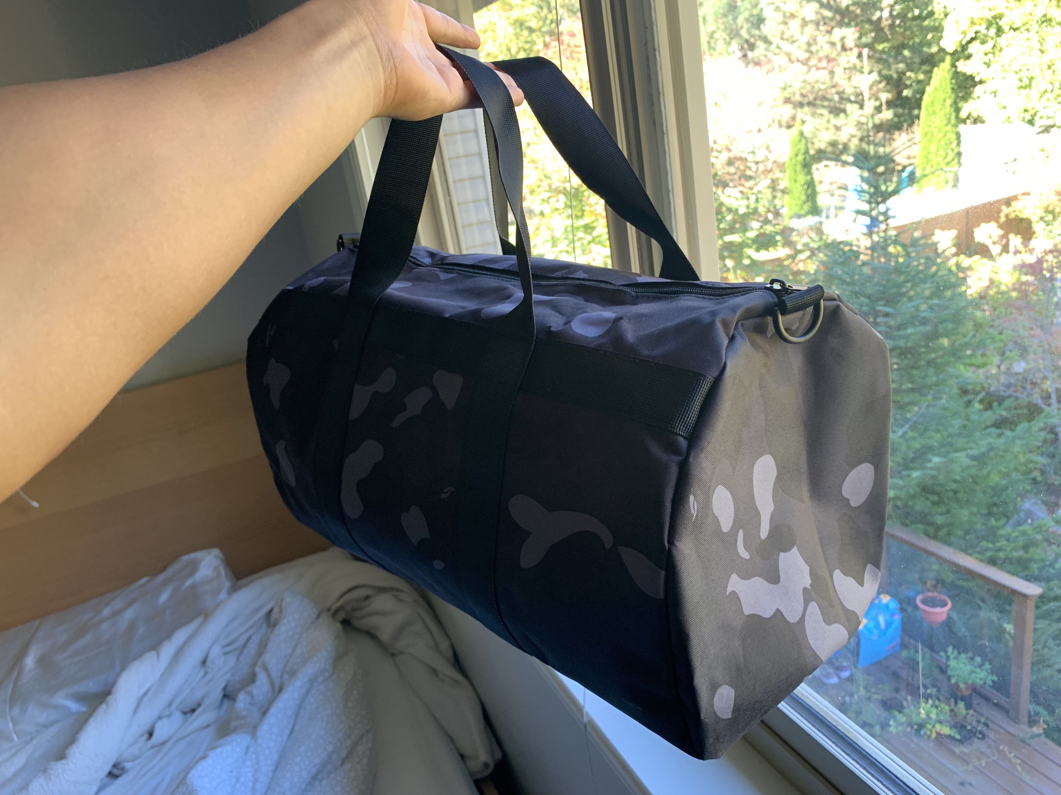 Bape A Bathing Ape Camo Duffle Bag (Brand New) | Grailed