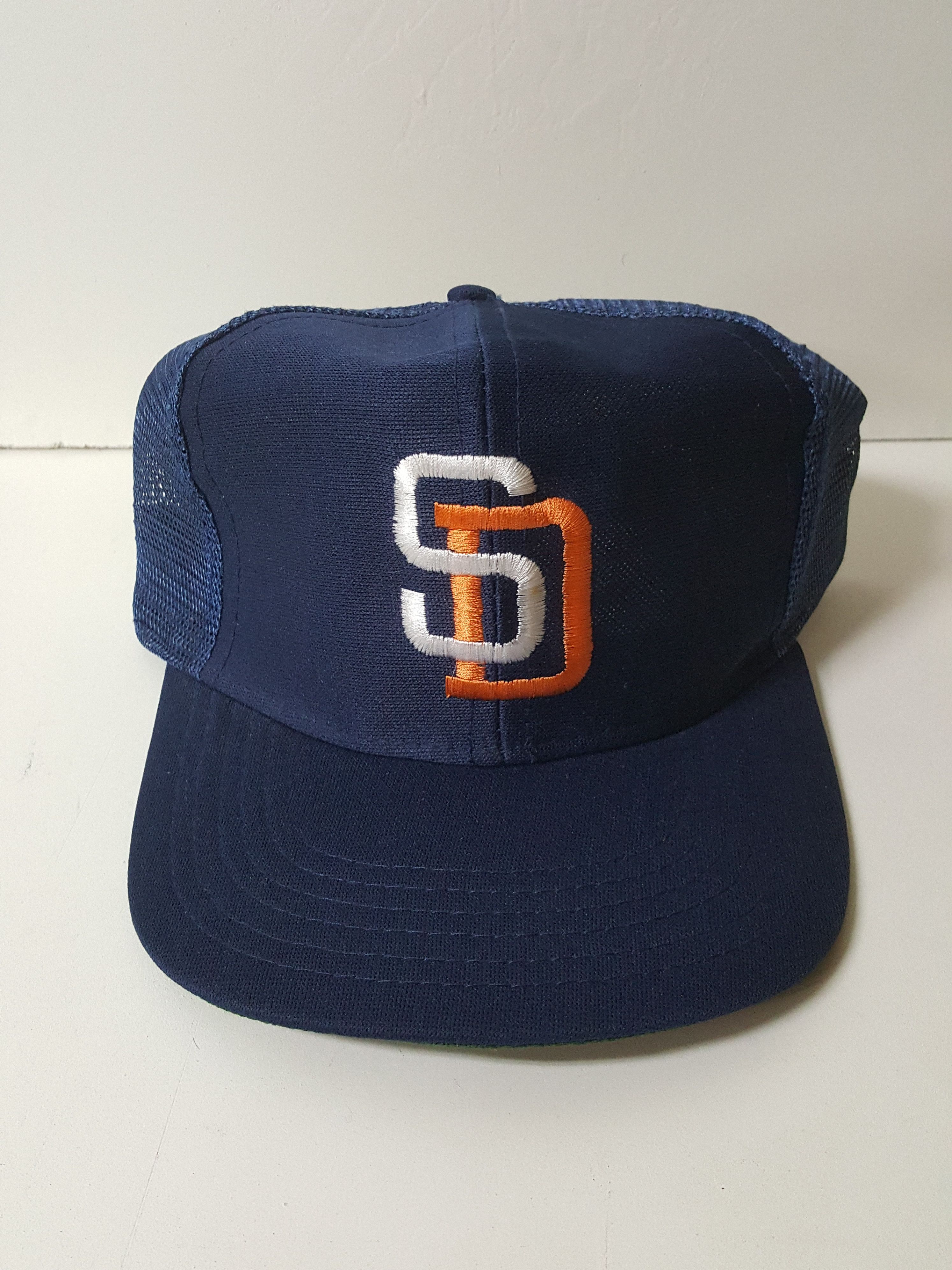MLB × Vintage Vintage SD San Diego Padres Trucker Hat | Grailed