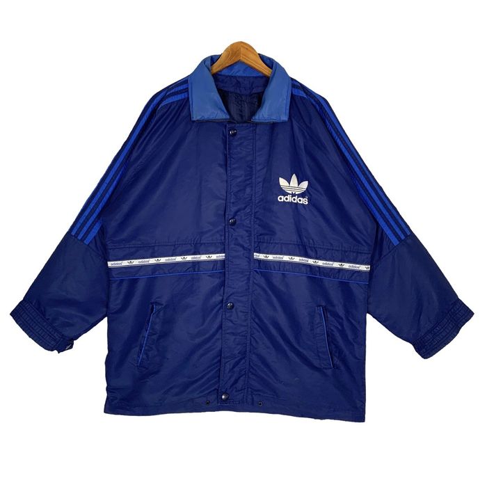 Adidas Vintage Adidas Trefoil big Logo Windbreaker Jacket | Grailed