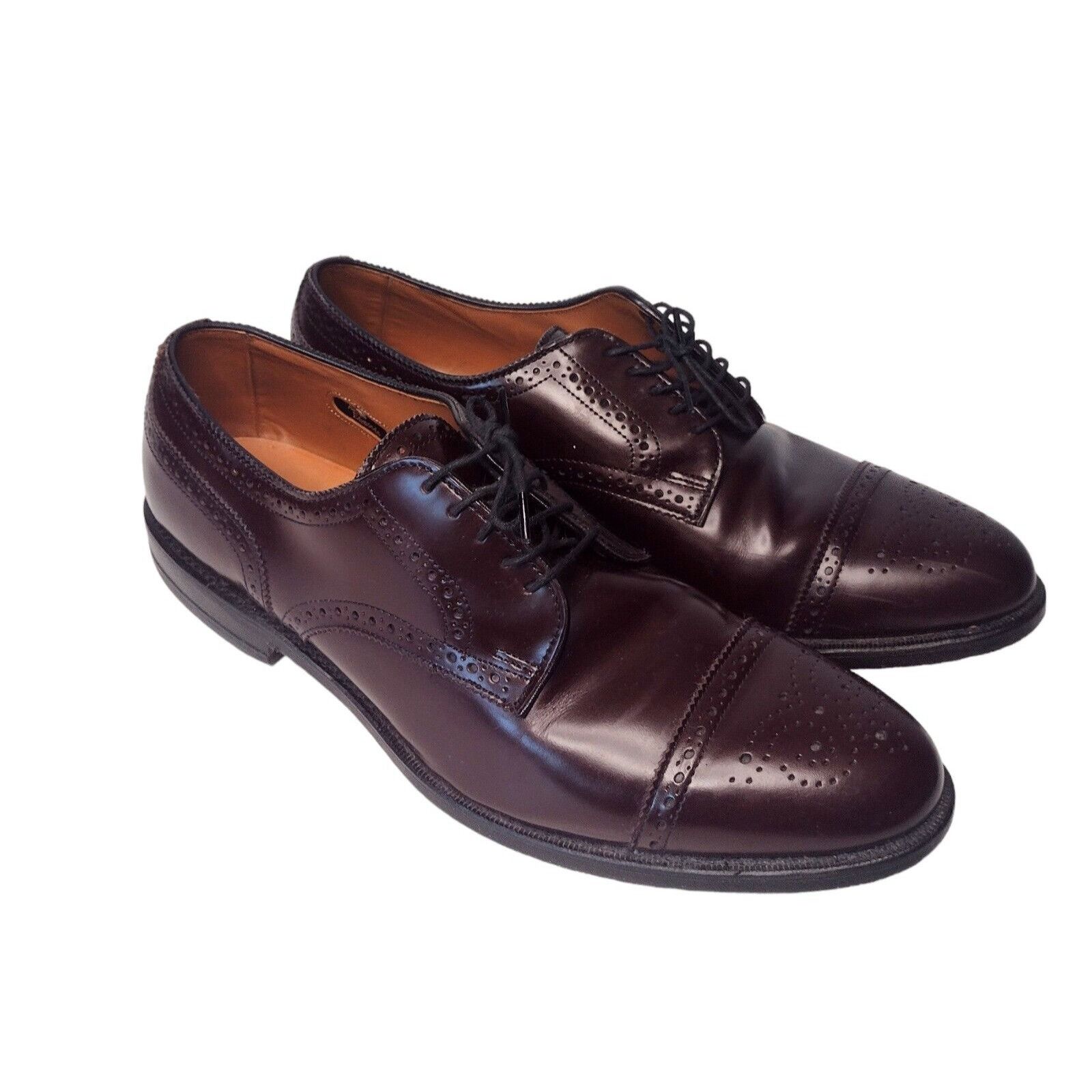 Allen Edmonds Allen Edmonds Sanford Wingtip Oxford Cap Toe Leather ...