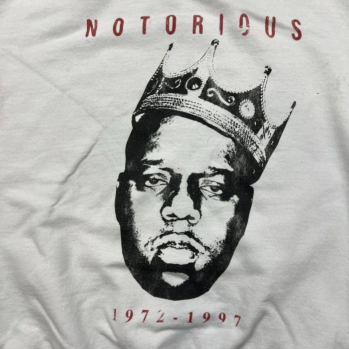 Vintage Vintage Y2K Notorious Biggie Smalls RIP Rap Sweatshirt | Grailed