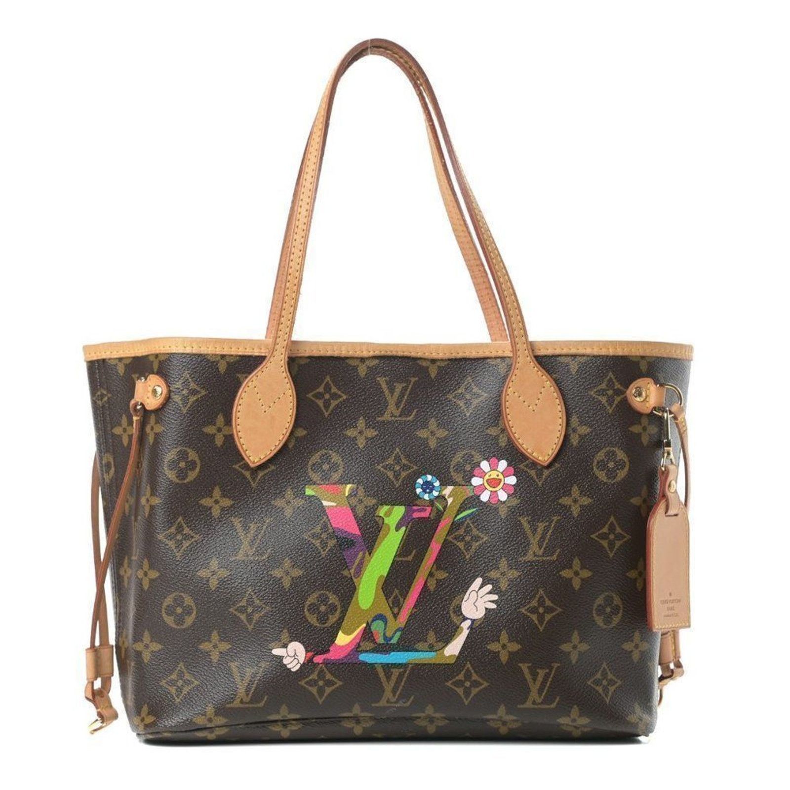 Louis Vuitton Louis Vuitton MOCA Neverfull PM Murakami hands Monogram ...