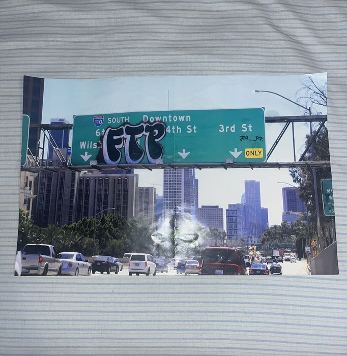 Fuck The Population FTP Freeway Graffiti Poster | Grailed