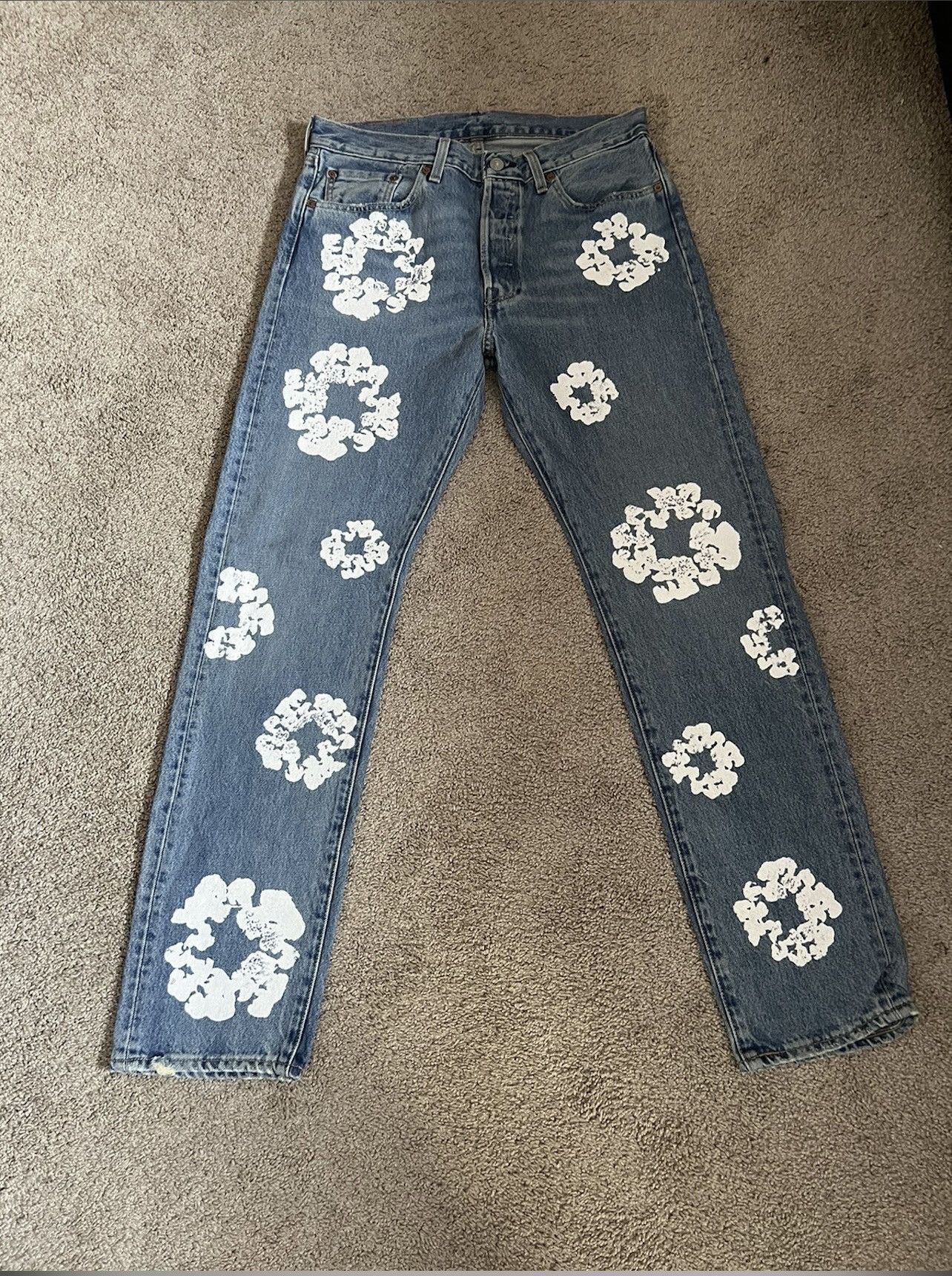 DENIM TEARS Denim Tears Blue Jeans 32 | Grailed