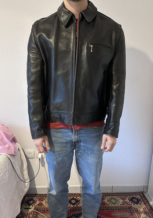 Aero Leather HighwayMan horse hide leather jacket | Grailed