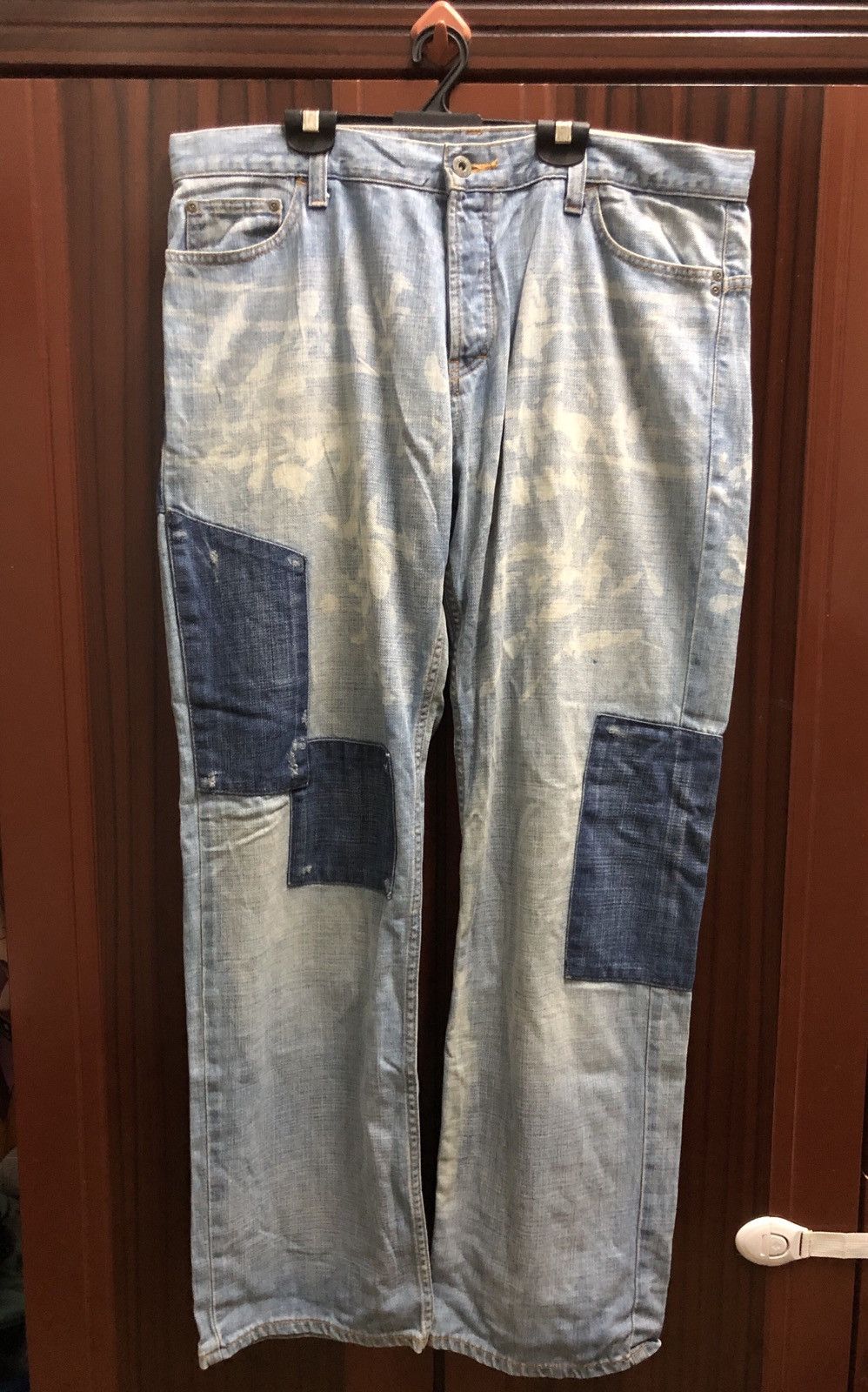 Japanese Brand × MasterPiece Vintage MasterPiece Patchwork Denim Jeans ...
