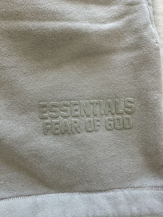 Fear of God ESSENTIALS SWEATSHORT (SMOKE) (MENS L) | Grailed