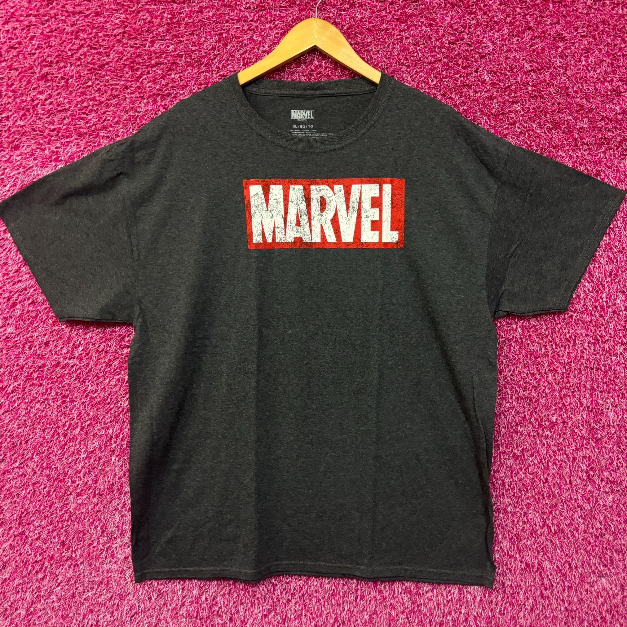 Marvel Comics Marvel Logo Comic Book Tshirt size XL | Grailed