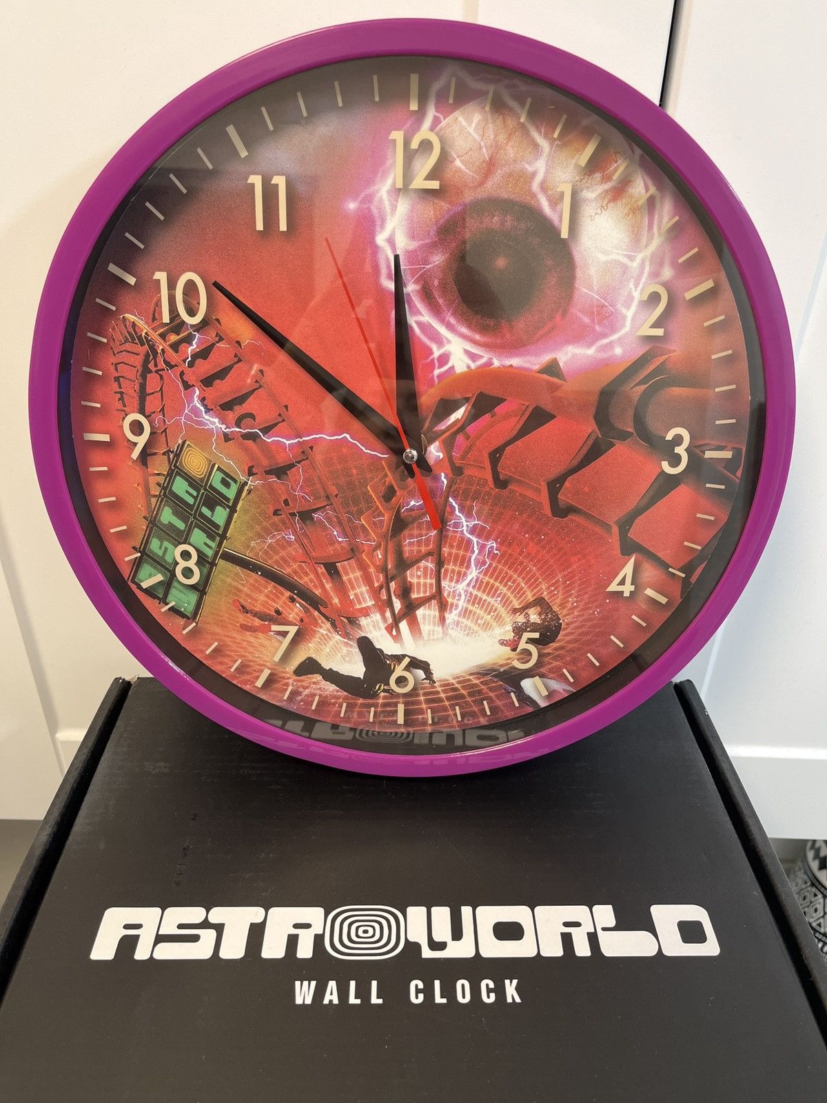 Travis Scott *NEW* Travis Scott AstroWorld, Purple clock | Grailed