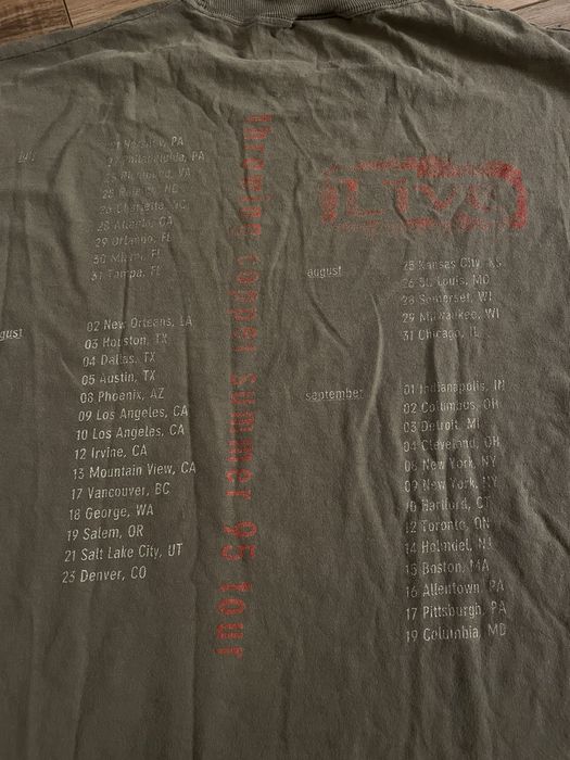 Vintage LIVE THROWING COPPER TOUR T-SHIRT | Grailed