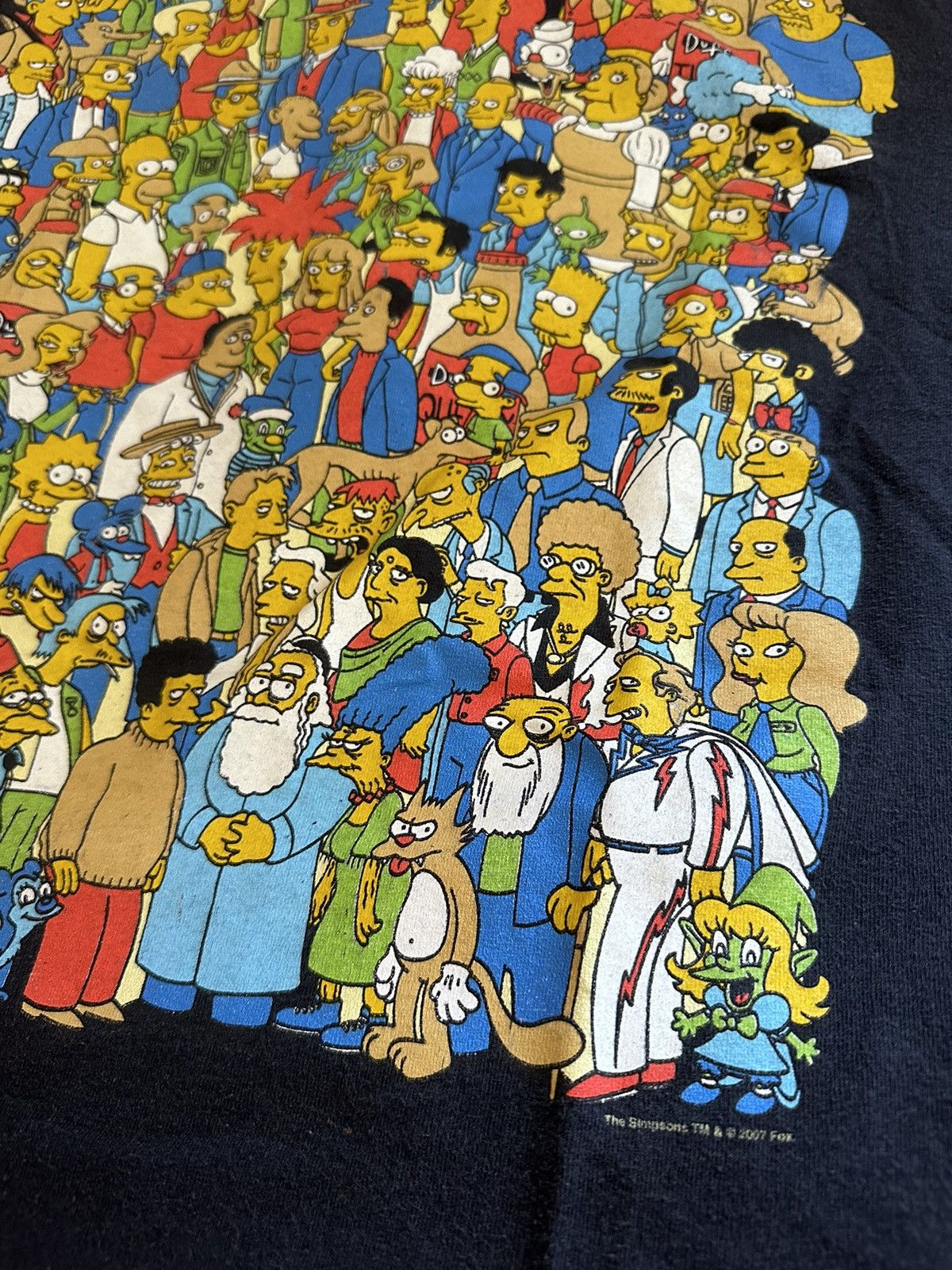 Vintage Y2K Vintage The Simpsons FULL CAST Tee | Grailed