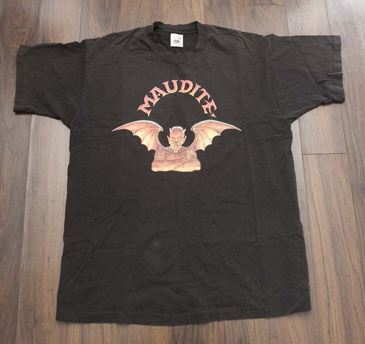 Vintage Unibroue Biere Maudite Beer T Shirt Single Stitch Size L/ XL ...