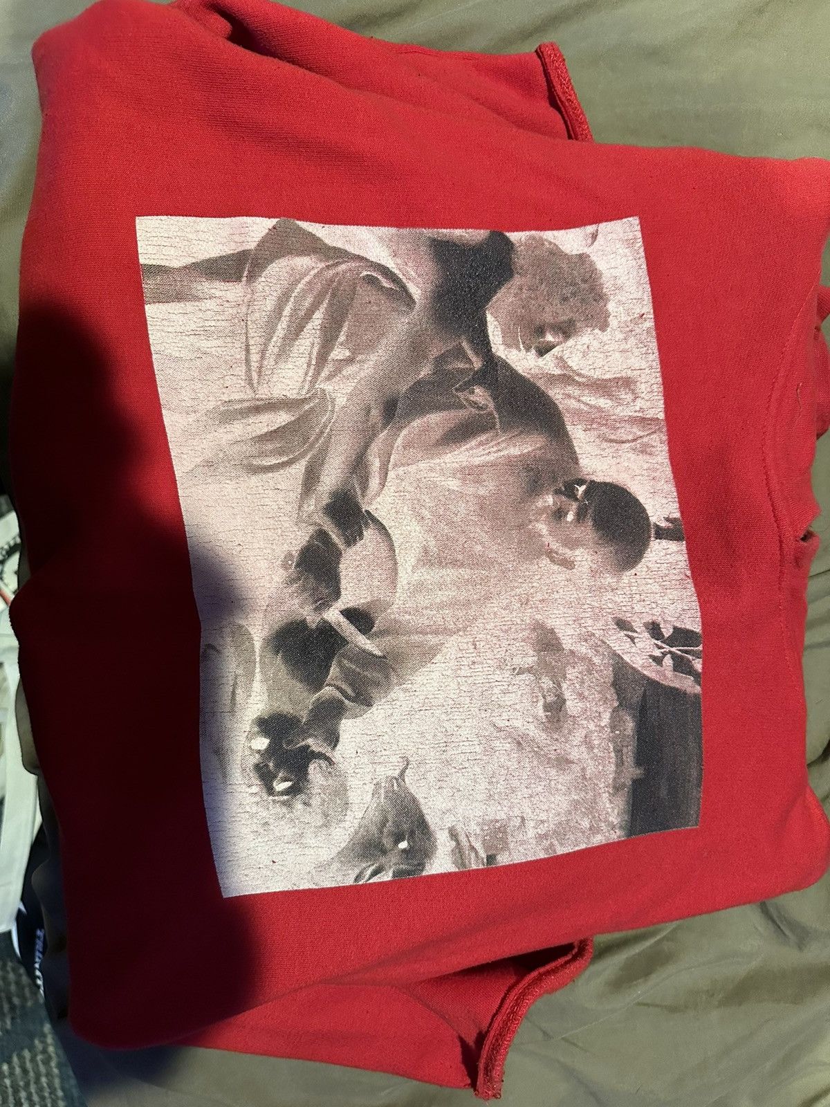 Revenge Revenge Red Isaac Hoodie | Grailed