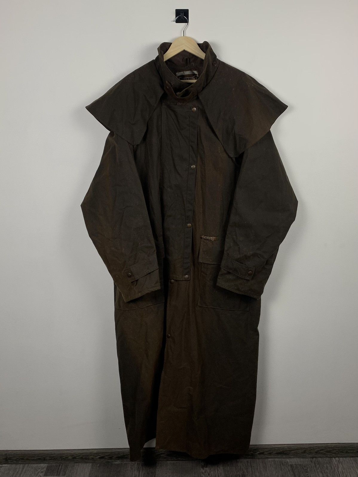 Barbour Vintage Driza-Bona Wax Riding Coat Size 10 Made in Australia ...