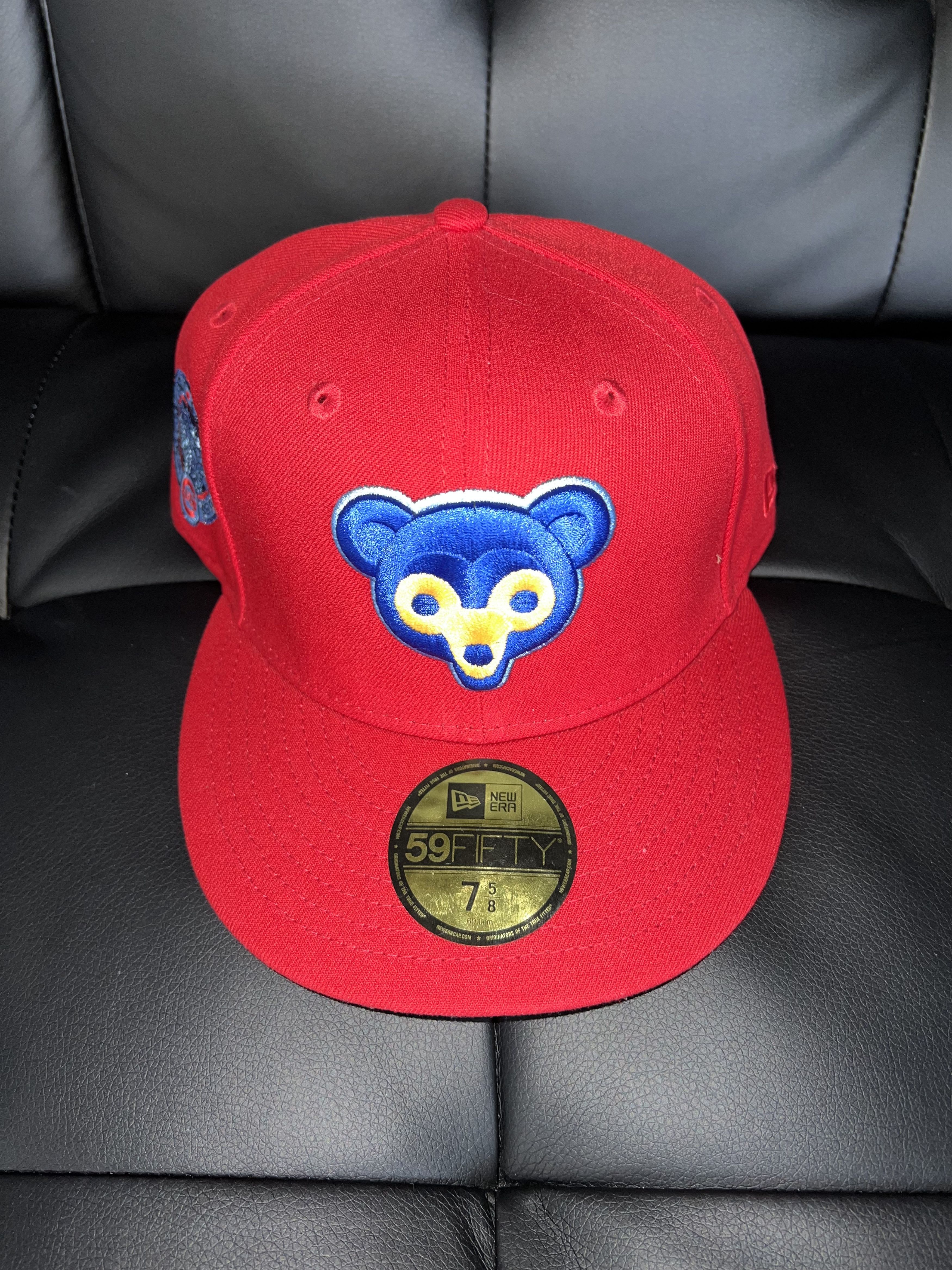 New Era Chicago Cubs Red Fitted Hat | Grailed