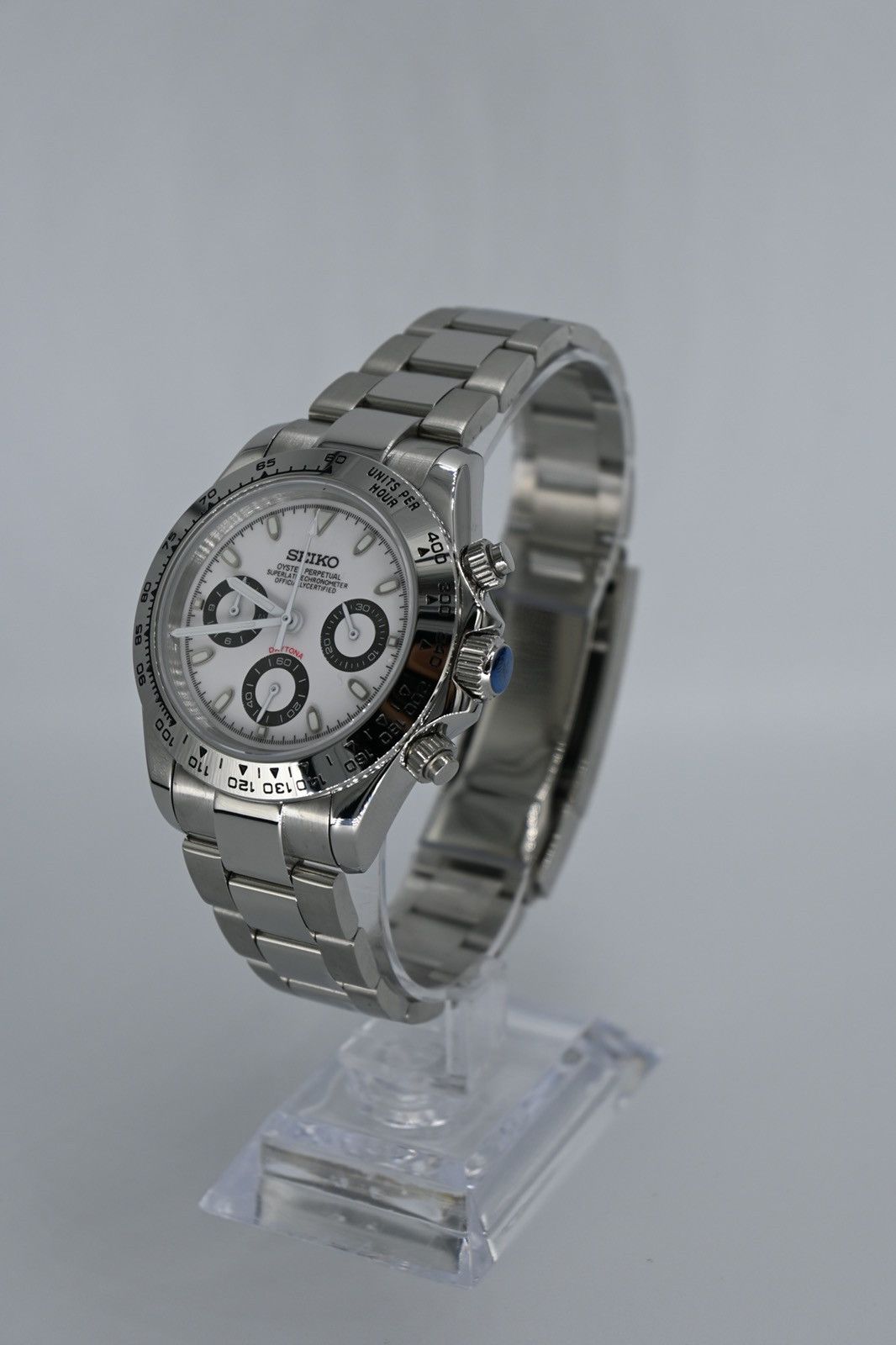 Japanese Brand × Seiko × Watch Seiko Mod "Panda" Daytona Chronograph ...
