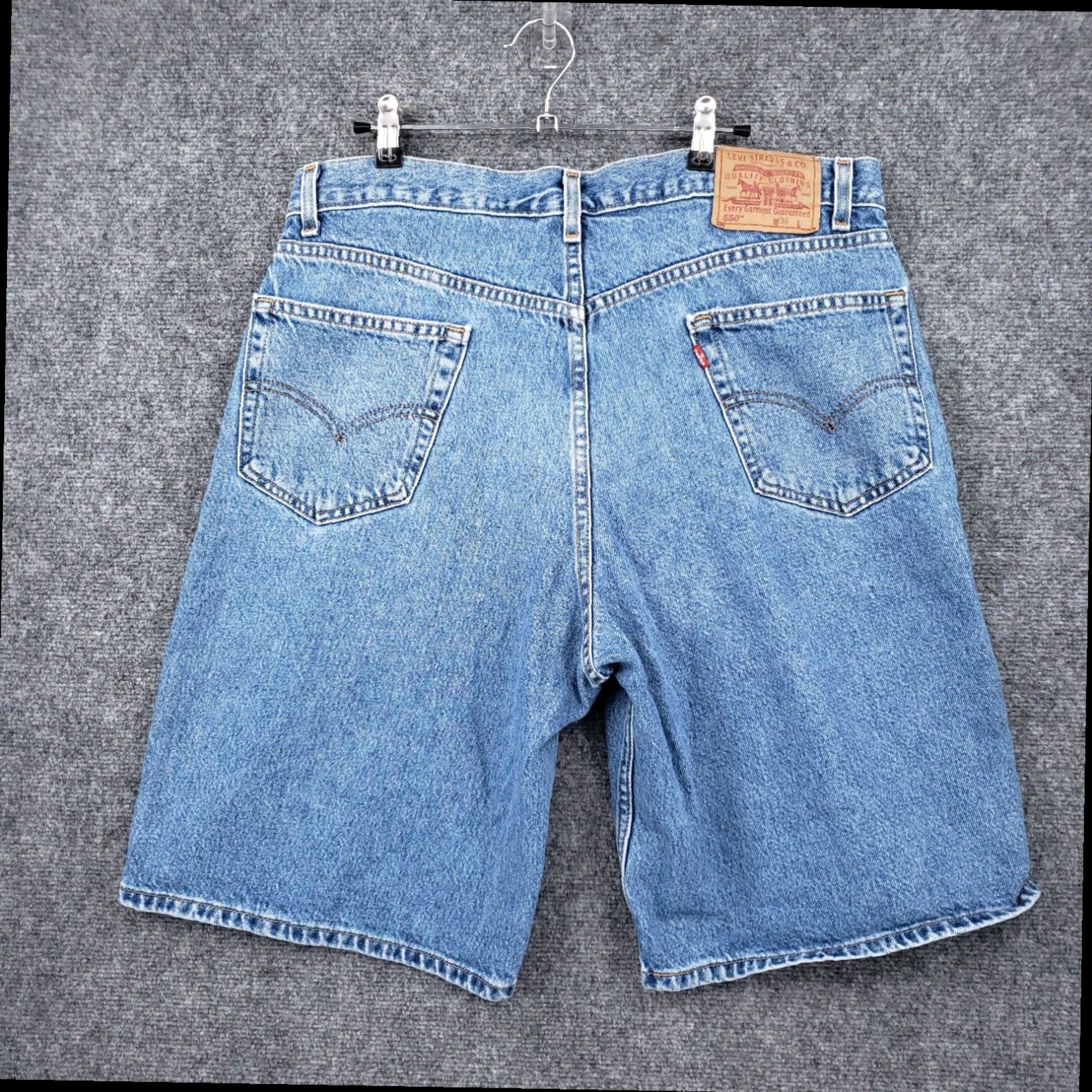 Levi's Levis Mens Shorts 36 Extra Large Blue Bermuda Denim Jorts ...